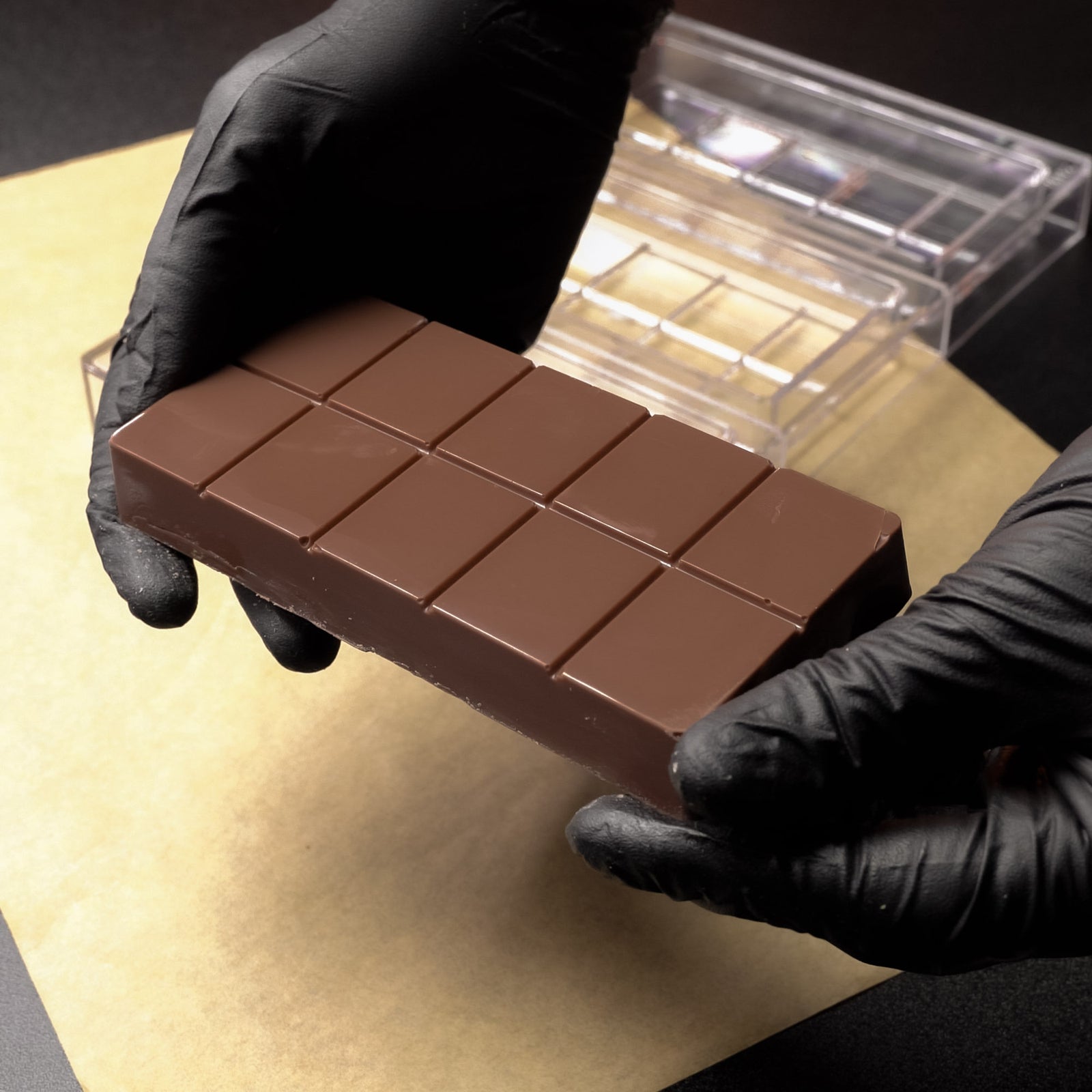 200mL 10pc Dubai Chocolate Bar Mold - 3 Bars - 23437 – Bold Maker