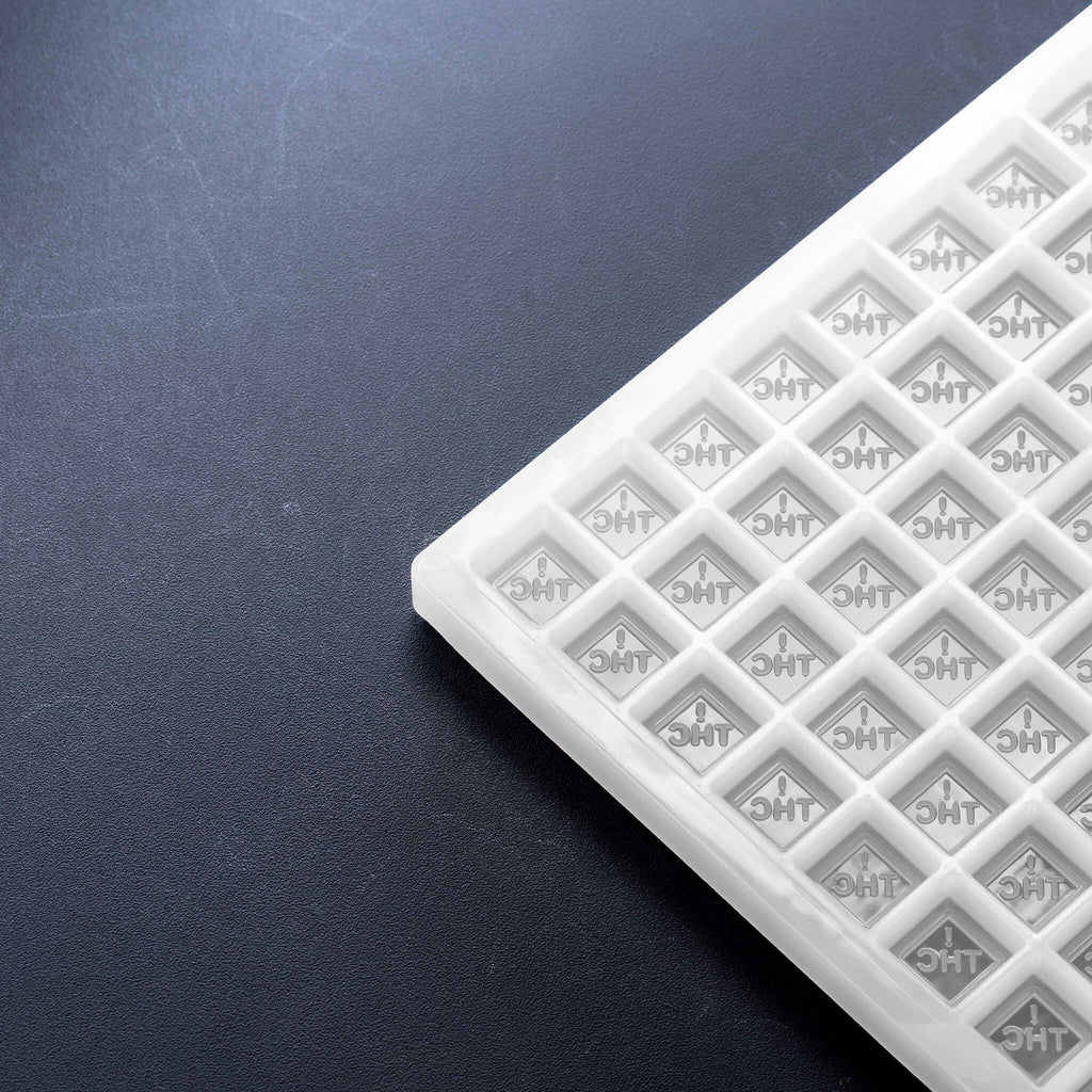3.5mL Square Candy Mold - CO, FL, NM, OH THC Symbol - Silicone - 150 C